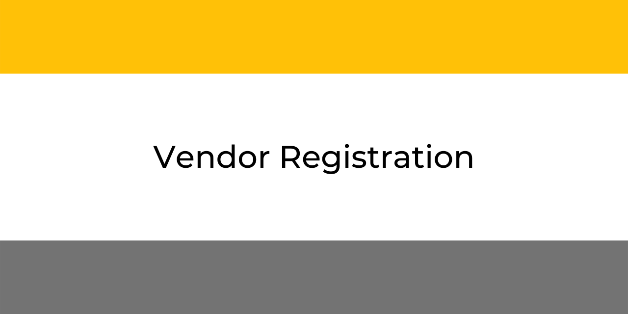 Vendor Registration